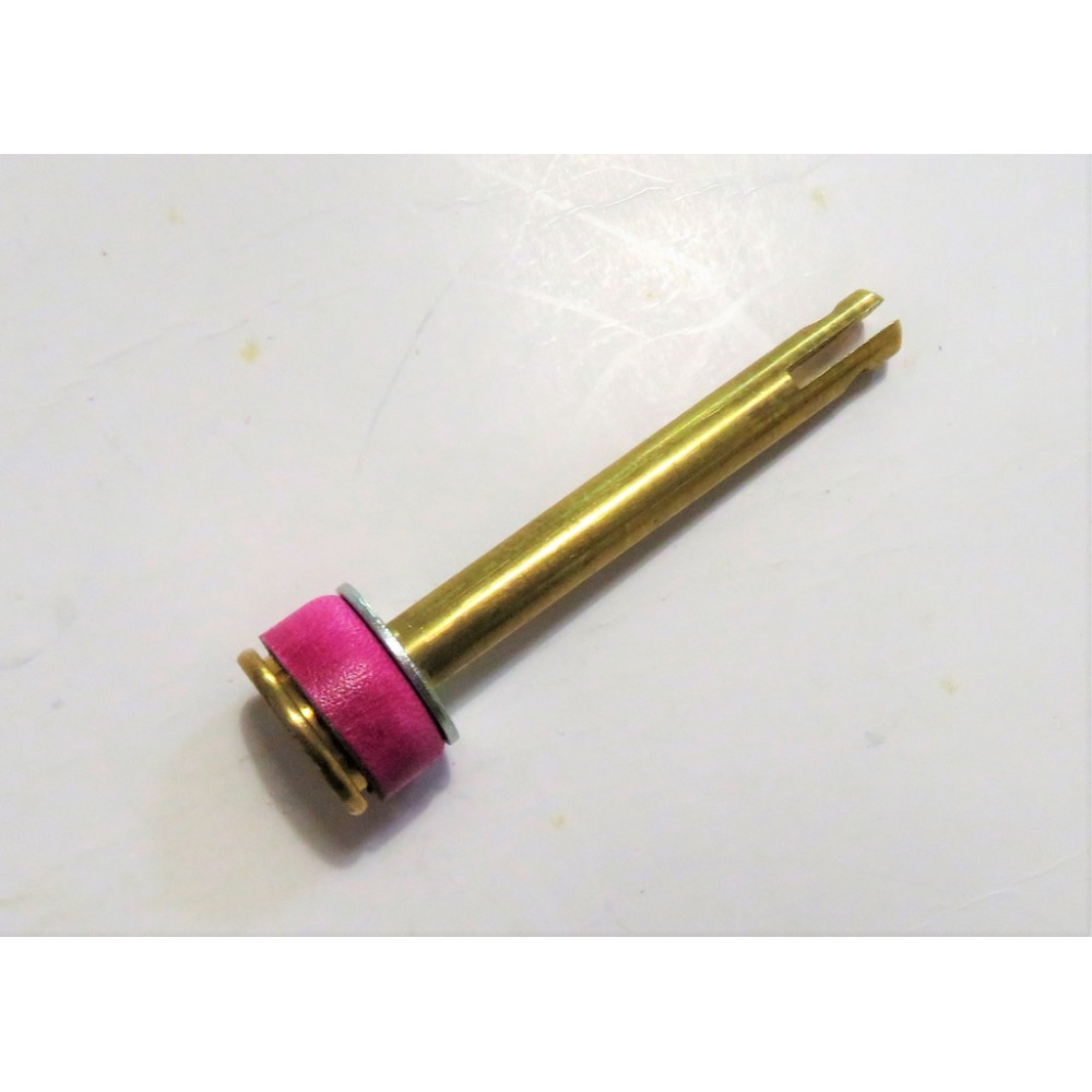 Carter B & B dashpot plunger - leather cup brass shaft
