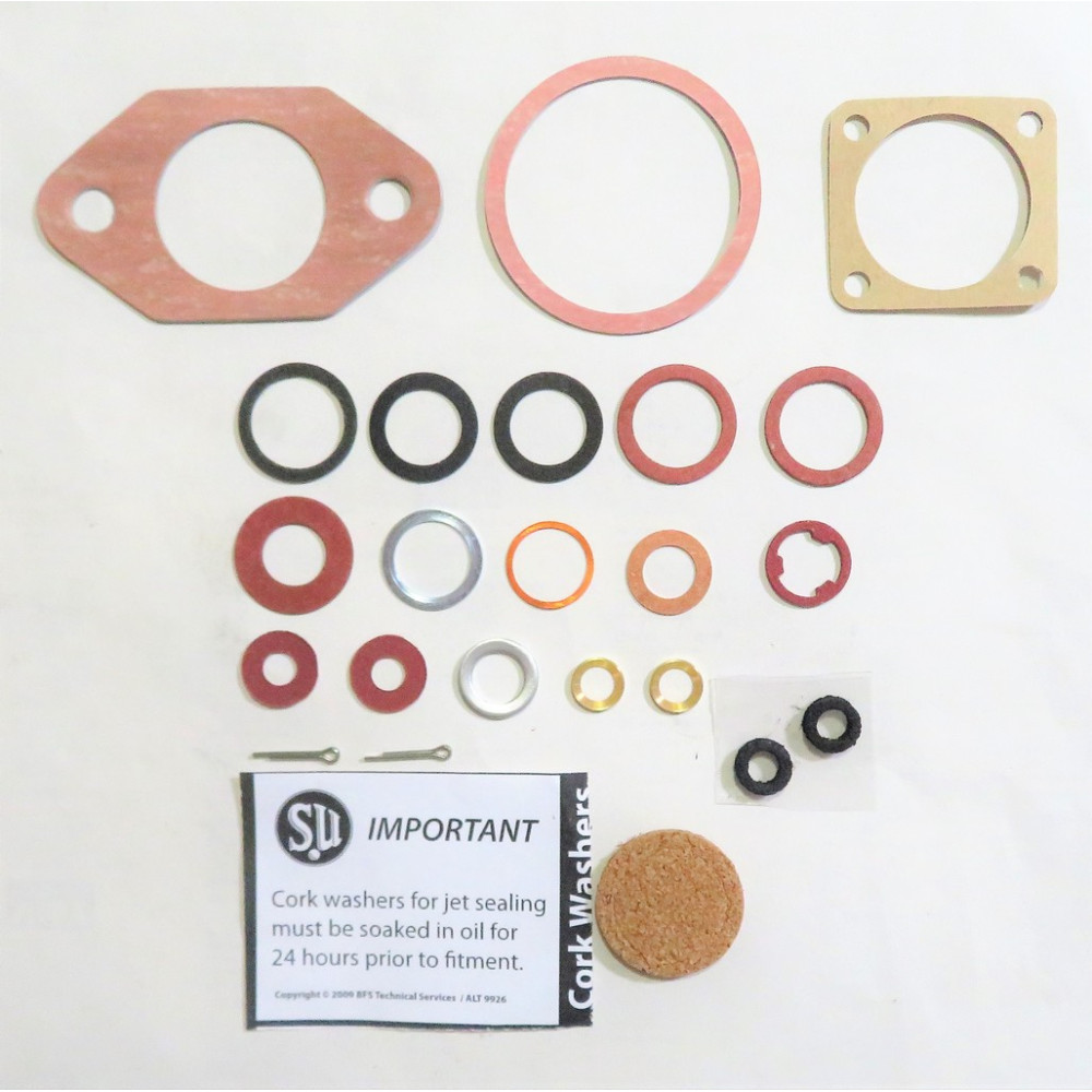 SU Carburettor MC2 Triumph Motorcycle twin gasket kit,SU MC2 Triumph 6T ...